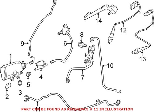 Genuine OEM Fuel Tank Vent Hose for BMW 13907601515 | eBay