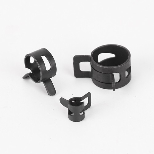 10x 8mm Spring Clip Set Water Pipe Fuel Hose Air Tube For Car Clamps ...