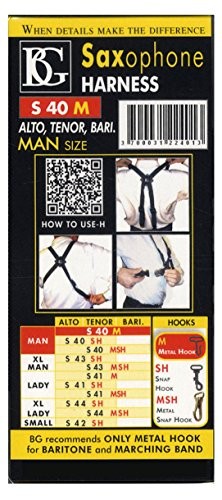 BG HARNESS harness Strap alto / tenor / baritone saxophone size MEN ...