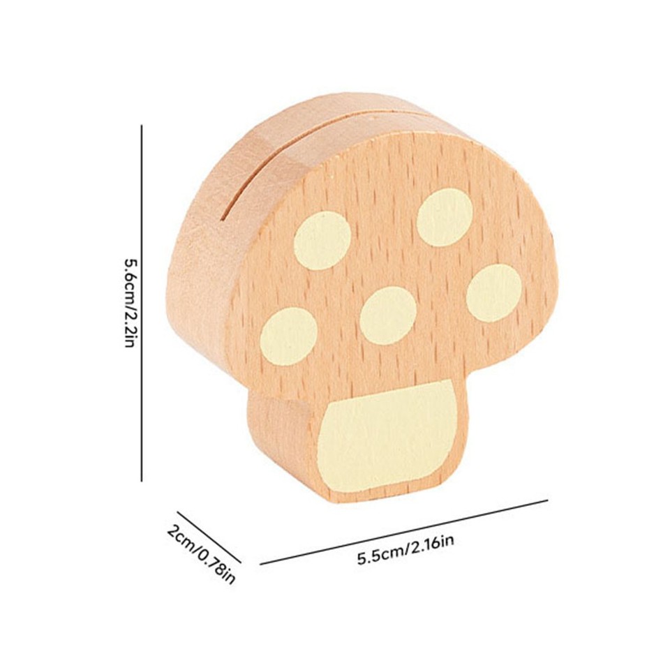 Wooden Message Clip with Forest Design for Bulletin Boards and Memo ...