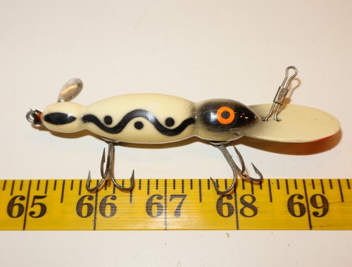 Vintage Wood Bomber Water Dog Fishing Lure | eBay