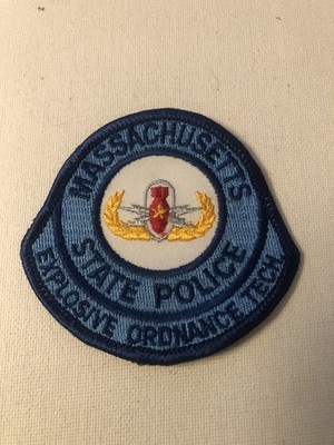Massachusetts Police -- MA State Police Explosive Ordinance Team | eBay
