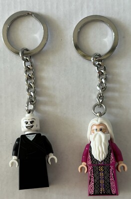 LEGO Lord Voldemort 854155 Dumbledore 854198 Key Chain Harry Potter ...