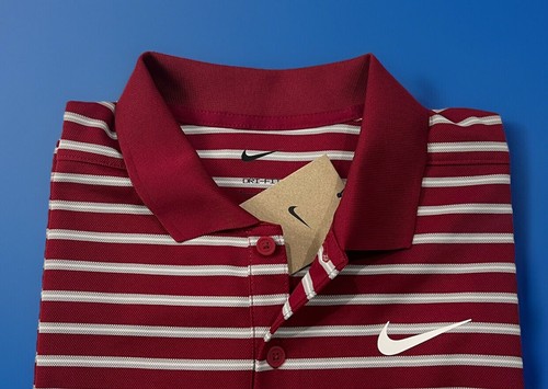 Nike Dri-FIT Victory Mens Stripe Golf Polo Shirt DH0829 620 Size Small ...