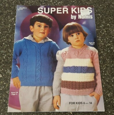 Super Kids / Sweaters by Nomis Vol 31 Knitting Pattern | eBay