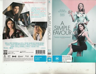 A Simple Favour-2018-[Anna Kendrick]-Feigco Entertainment-Movie FE-DVD ...