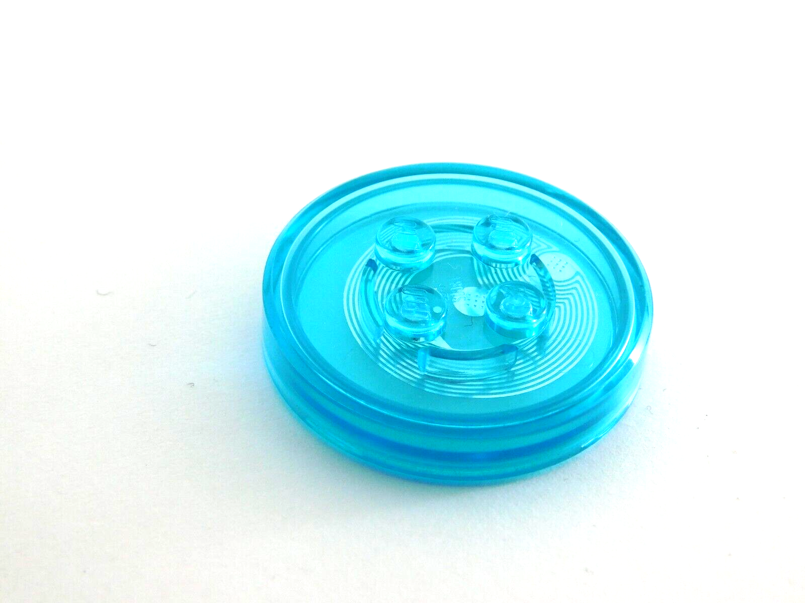 6 LEGO Trans-Light Blue Dimensions Round Stand Platform Base (18868 ...