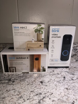 blink security system bundle… outdoor 4, blink video doorbell, blink ...
