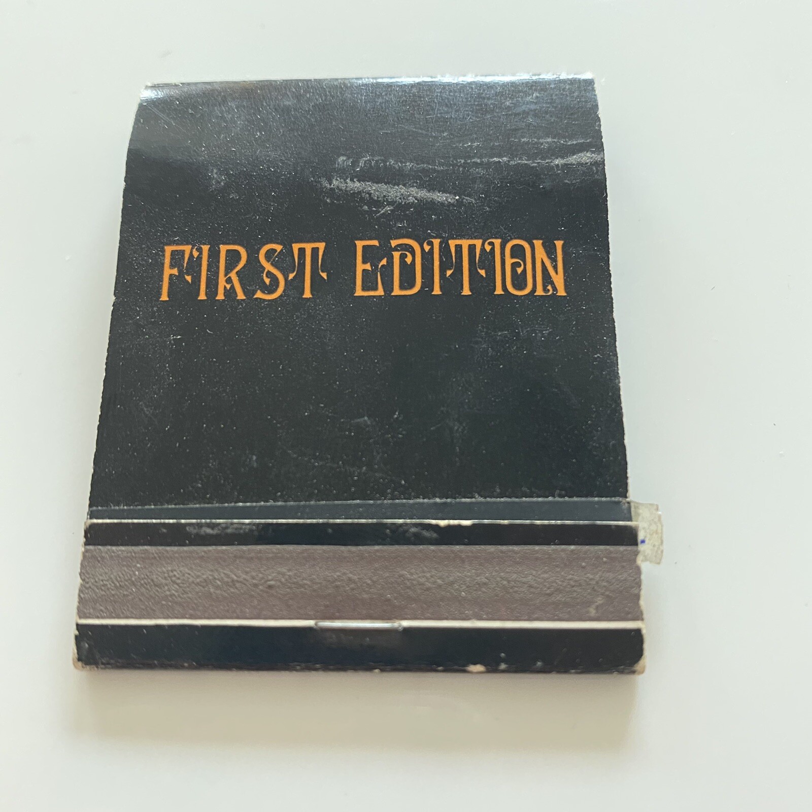 Vintage Full Matchbook - First Edition Restaurant - San Diego ...