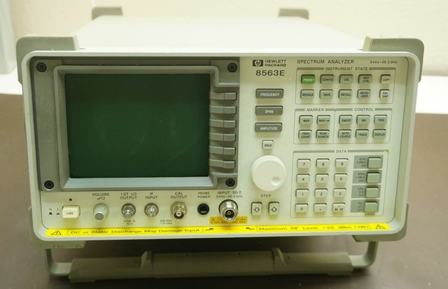 HP 8563E Spectrum Analyzer 9kHz - 26.5GHz | eBay