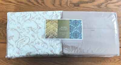 QVC Home Reflections Decor Two Pack Full Sheet Sets - Solid Taupe ...