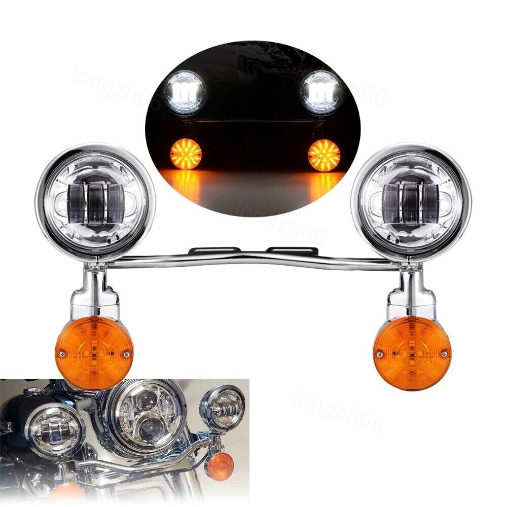 LED Passing Light Turn Signals Bar Kit For Kawasaki Vulcan VN 800 1600 ...