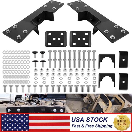 C-Notch Rear Support & 6" Drop Flip Kit For 99-07 Chevy Silverado C1500 ...