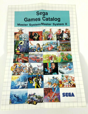 Master System I And II Folders Pub Catalogue Games And Tracking | eBay