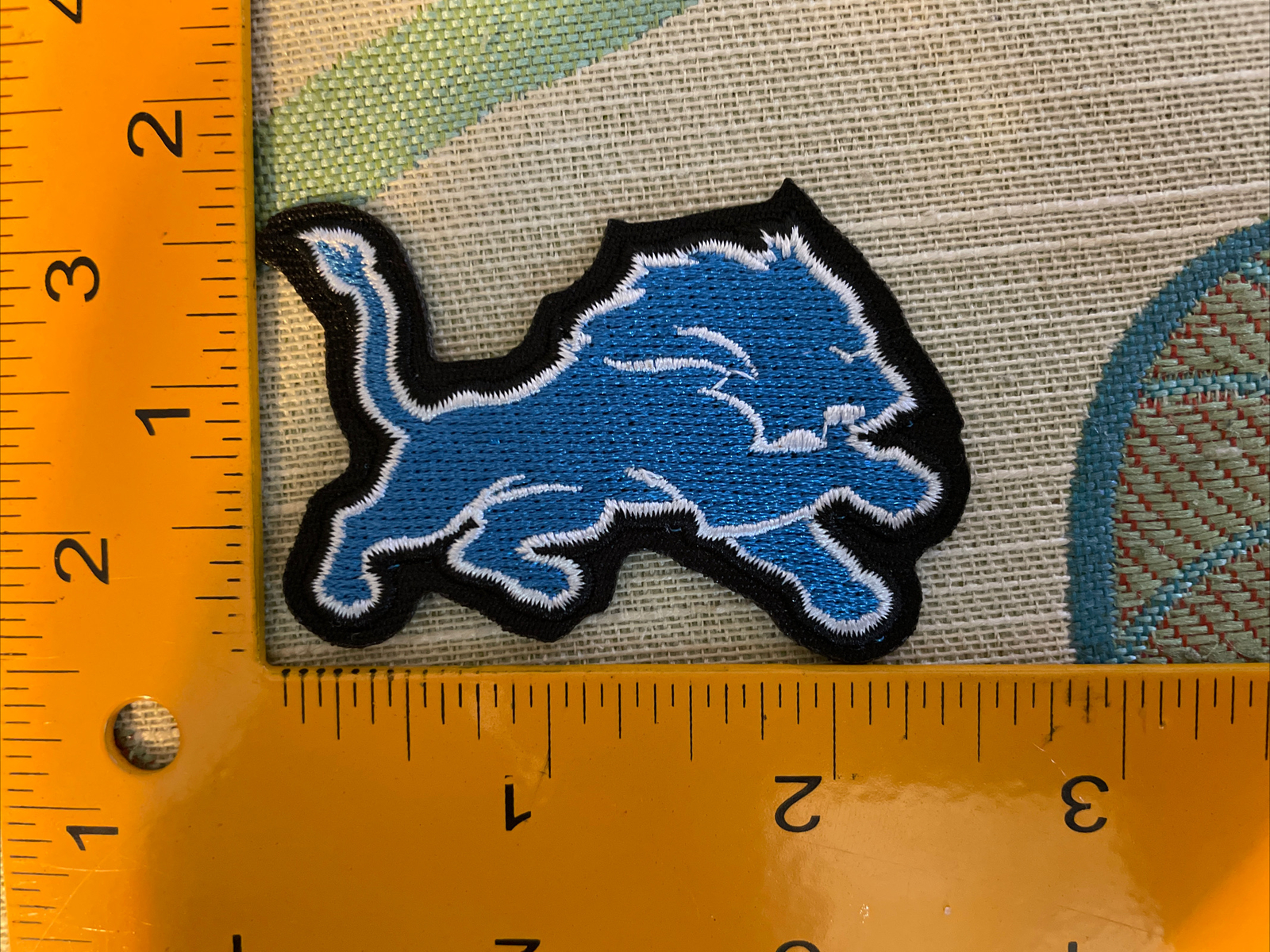NFL DETROIT LIONS EMBROIDERED IRON ON PATCH | eBay