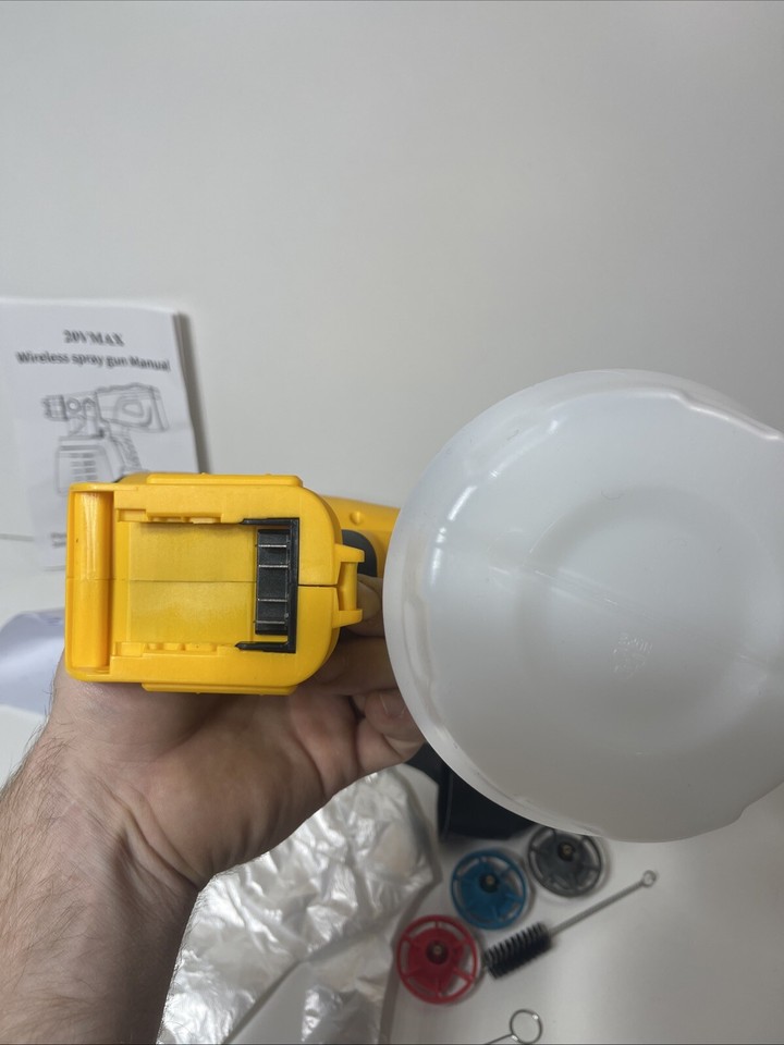 Spray Gun Wireless Airless 20v Dteztech Yxsg05 | eBay