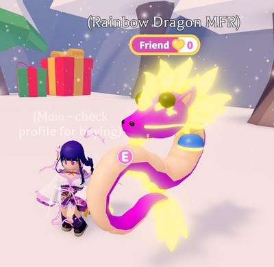 Adopt A Pet from Me - Mega Fly Ride Rainbow Dragon - *SAME DAY DELIVERY ...