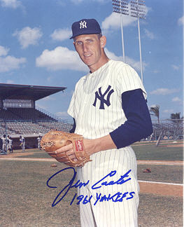 JIM COATES NEW YORK YANKEES 1961 ACTION SIGNED 8x10 | eBay