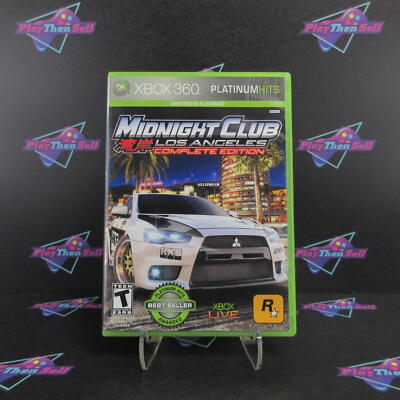 Midnight Club Complete Edition Xbox 360 Platinum Hits - Complete CIB | eBay