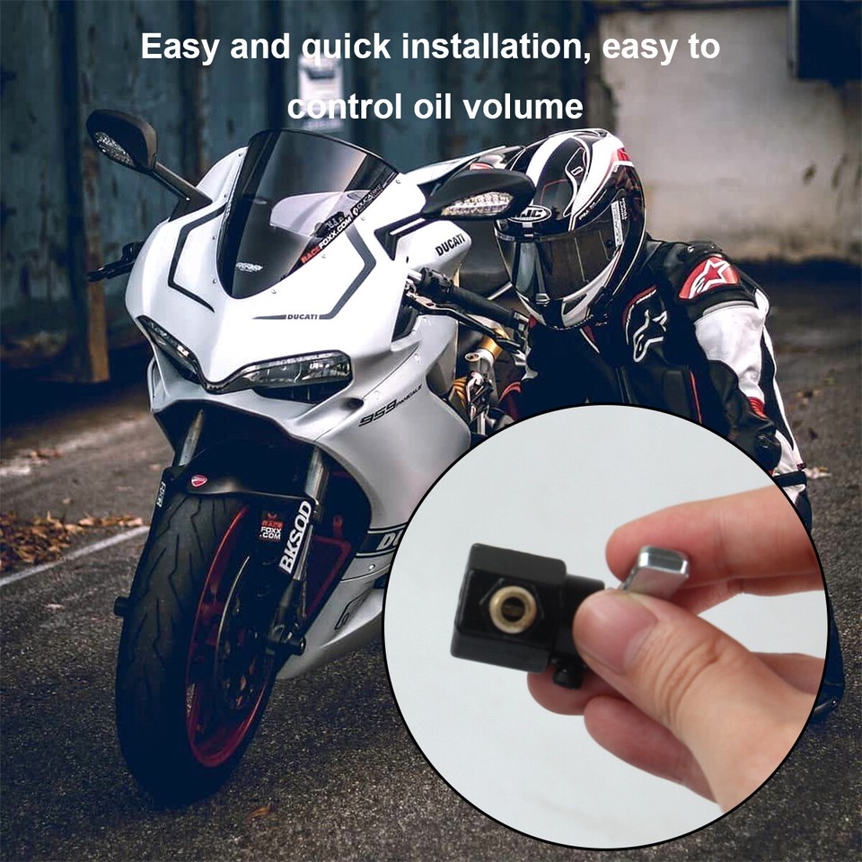 Motorcycle Inline Petrol On-Off Fuel Tap Gas Petrol Valve Petcock 8mm ...