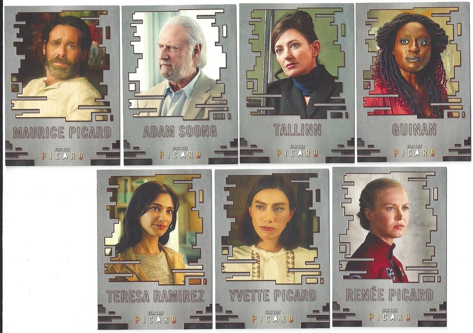 Complete Picard S2 Character 16-card chase set Star Trek Picard Season ...