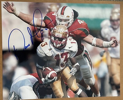 Dan Morgan Signed Autographed 8x10 Photo Miami Hurricanes PANTHERS | eBay