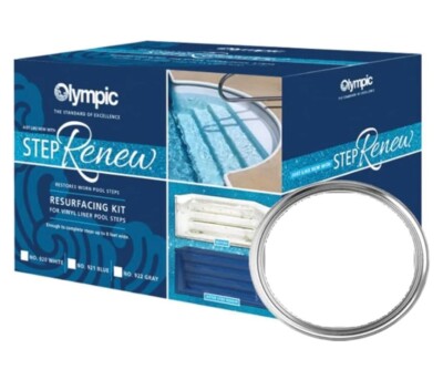 Olympic pool paint swimming pool step Renew kit, resurfacing kit vinyl ...