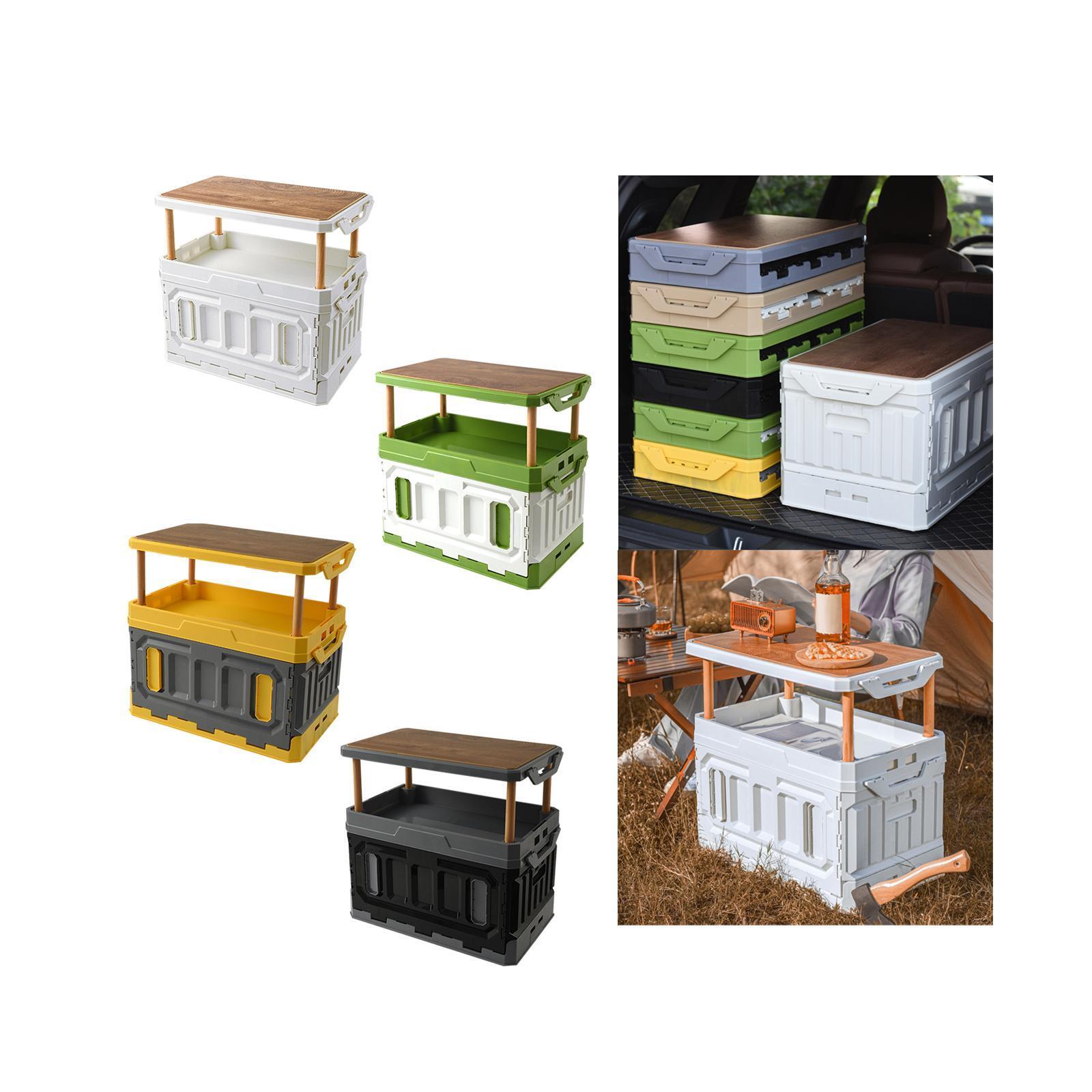 Camping Storage Box Container Foldable Storage Box 95L Collapsible ...