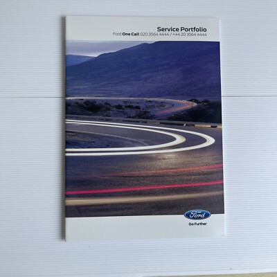 Ford Service History Book Blank For All Models Up To 2024 | eBay