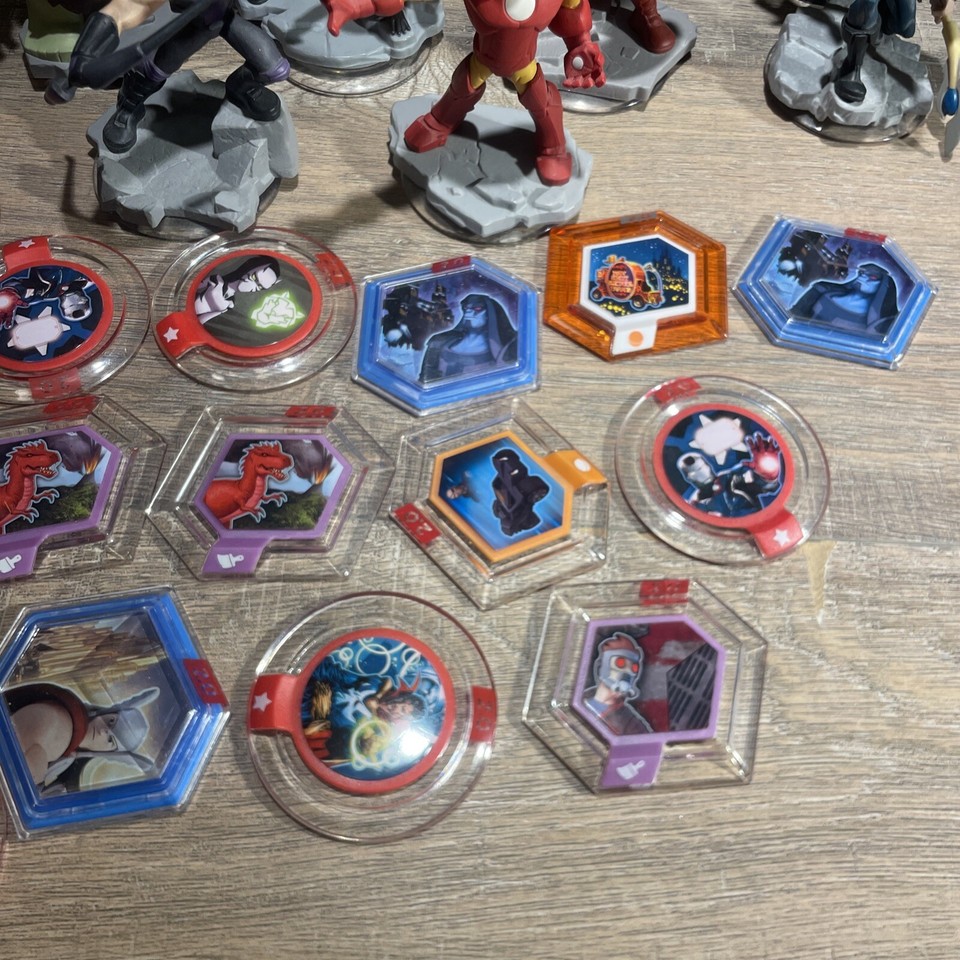 Disney Infinity Marvel Rare Lot Symbiote Spider-Man Ant-Man Hulkbuster ...
