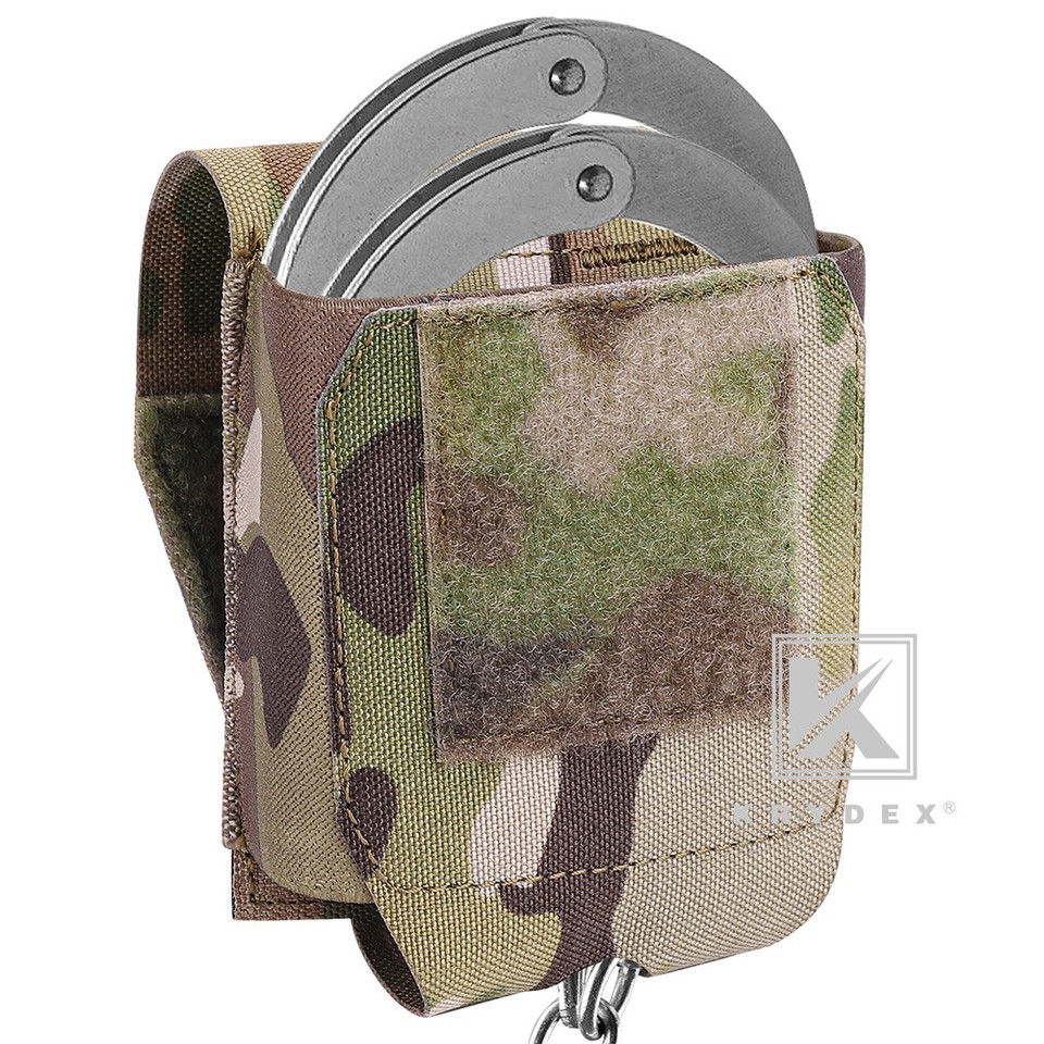 KRYDEX Tactical Handcuff Pouch Case Low Profile Cuff Holster MOLLE ...