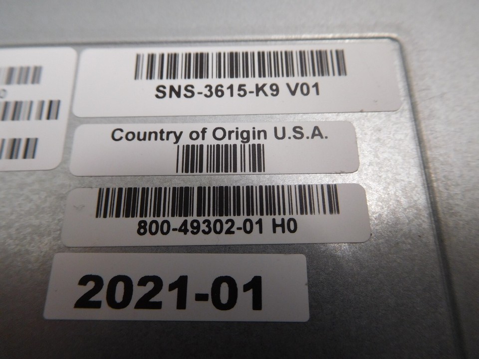 Cisco 3615 SNS-3615-K9 Secure Network Server For ISE Appliance 32GB NO ...