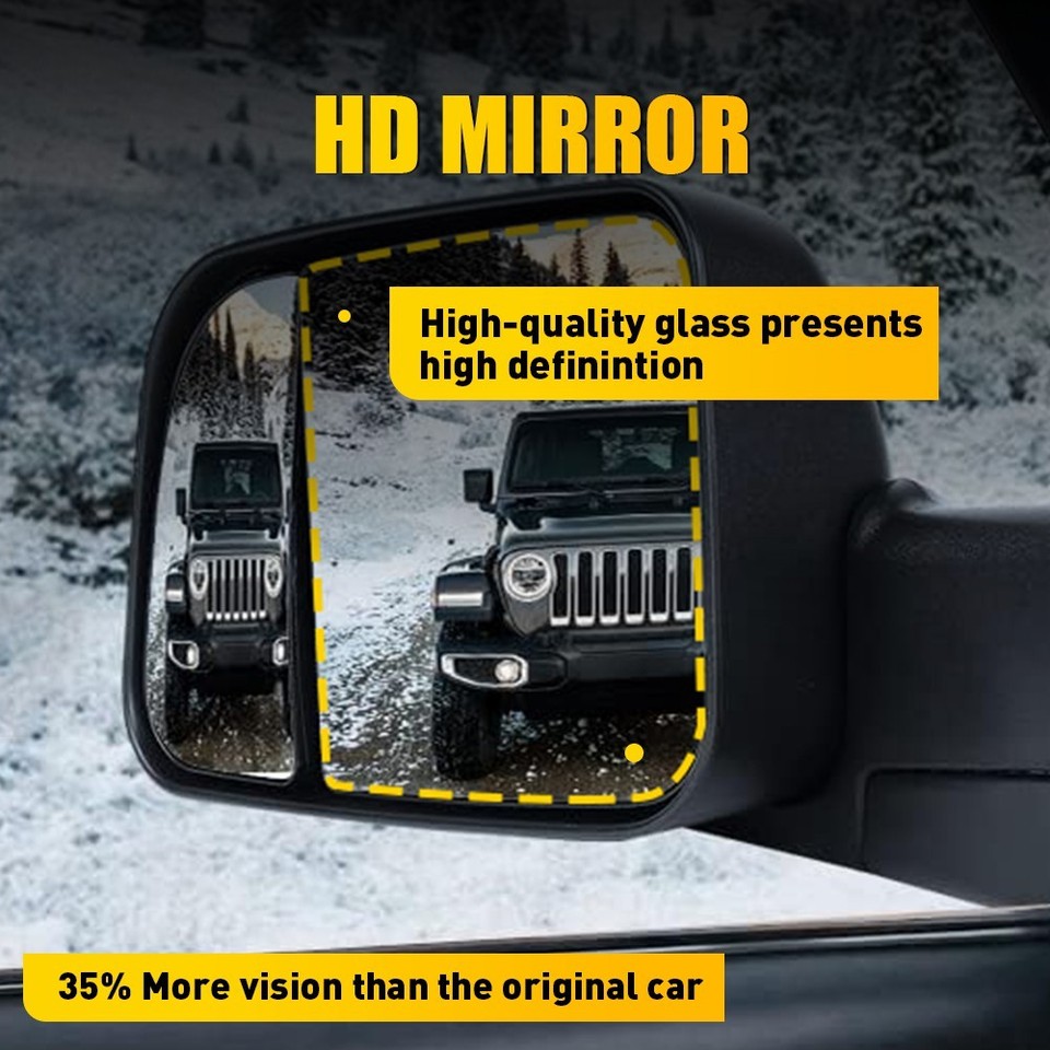For Dodge Ram Pickup Towing Mirror Glass Heated Upper Left Driver ...