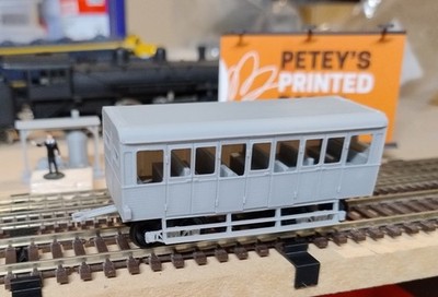 HO scale railmotor passenger carriage carriage, QLD railways, HO/16.5mm ...