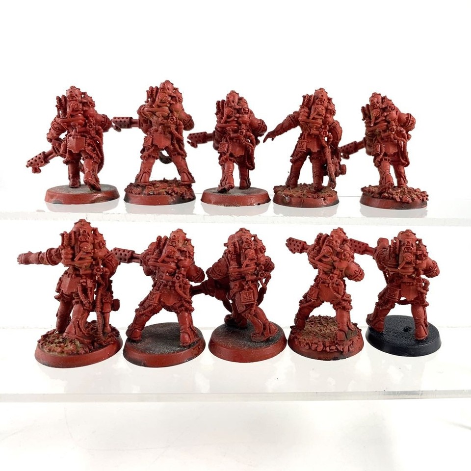 X10 Solar Auxilia Flamer Section Resin - Finecast Warhammer Horus ...