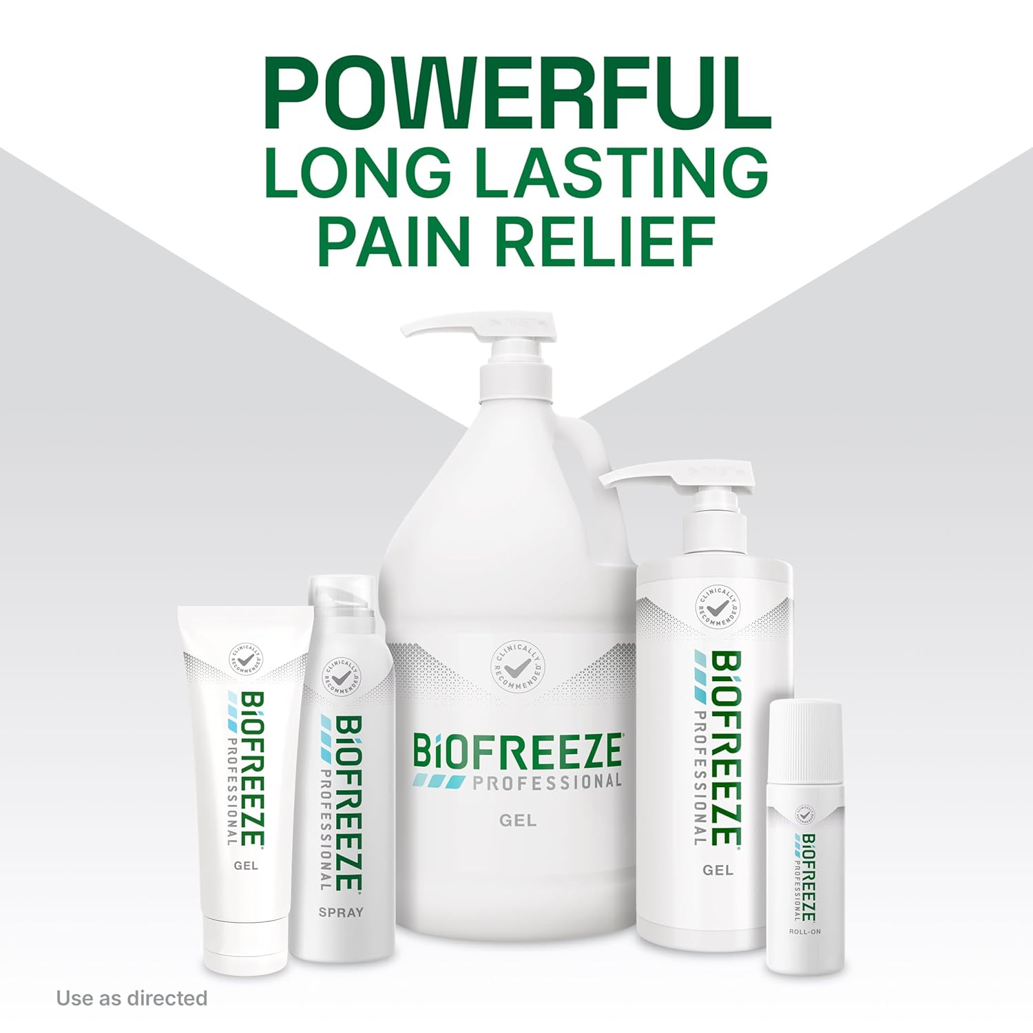 Biofreeze Professional Pain Relieving Gel, 1 Gallon Pump, Green | eBay