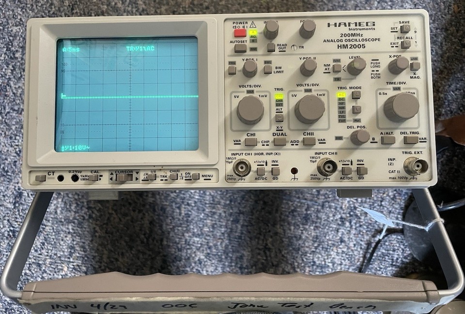 Hameg Instruments Analog Oscilloscope HM 2005 HM2005 #2 | eBay