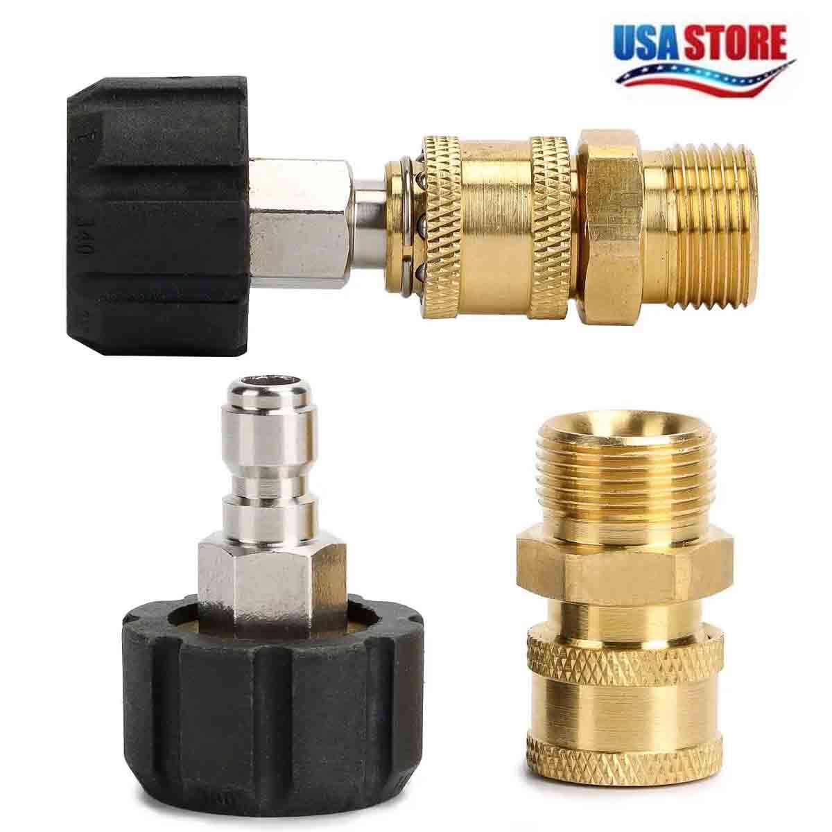 M22-14mm Quick Connect Adapter Female to 1/4''Male Connector for ...