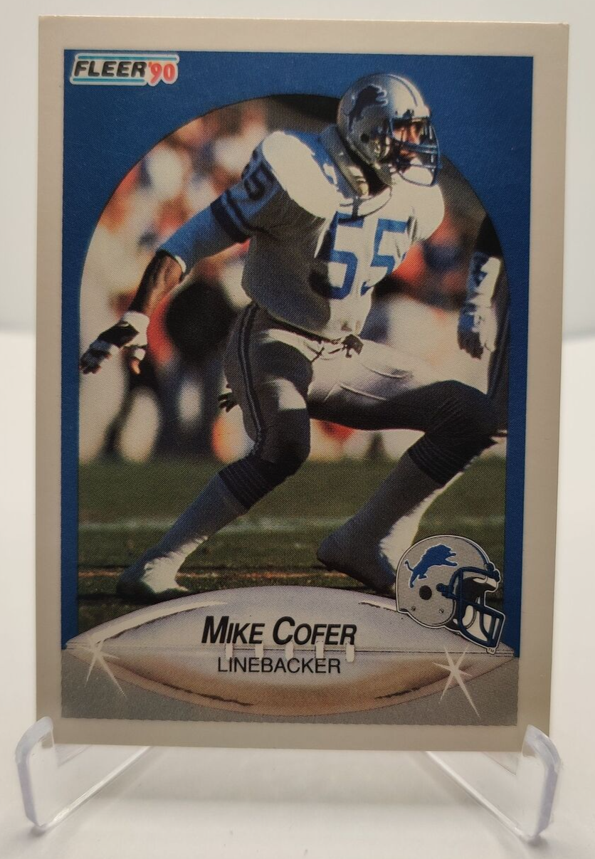 1990 Fleer Mike Cofer Detroit Lions #279 football card | eBay