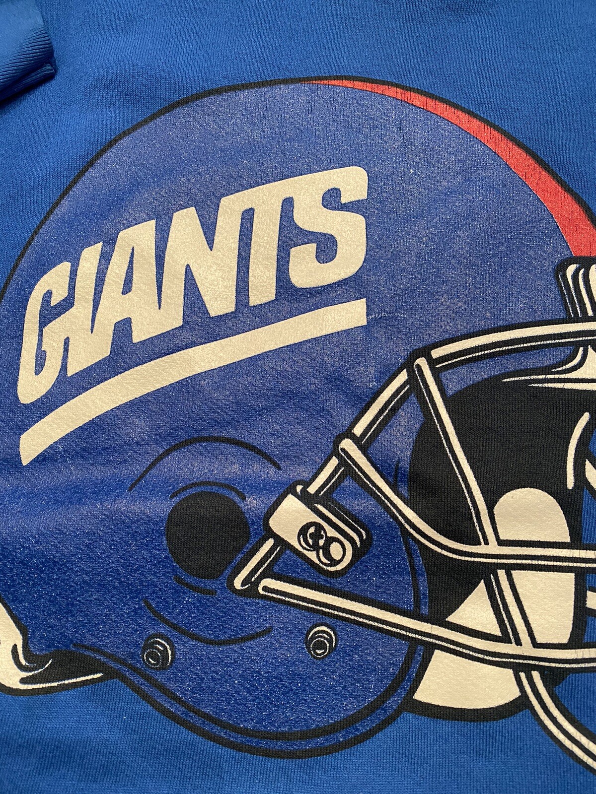 Vintage New York Giants Helmet Logo Crewneck Sweatshi… - Gem