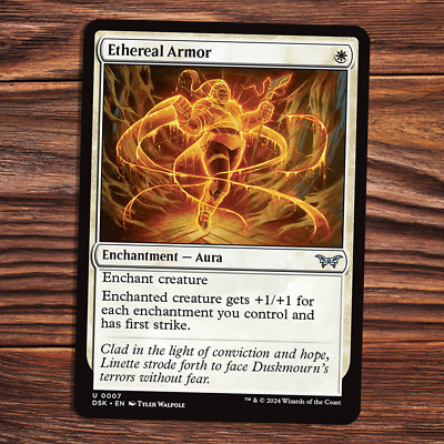 Ethereal Armor - Duskmourn - MTG | eBay
