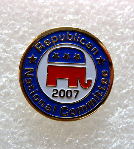 2007 Republican National Committee Convention Enamel Hat Lapel Pin | eBay