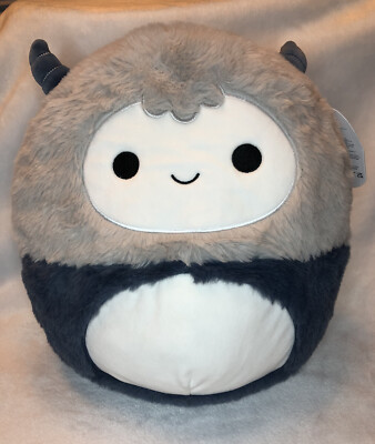 Squishmallows Horace the Blue & Gray Yeti 12" Fuzzamallow Plush NWT ...