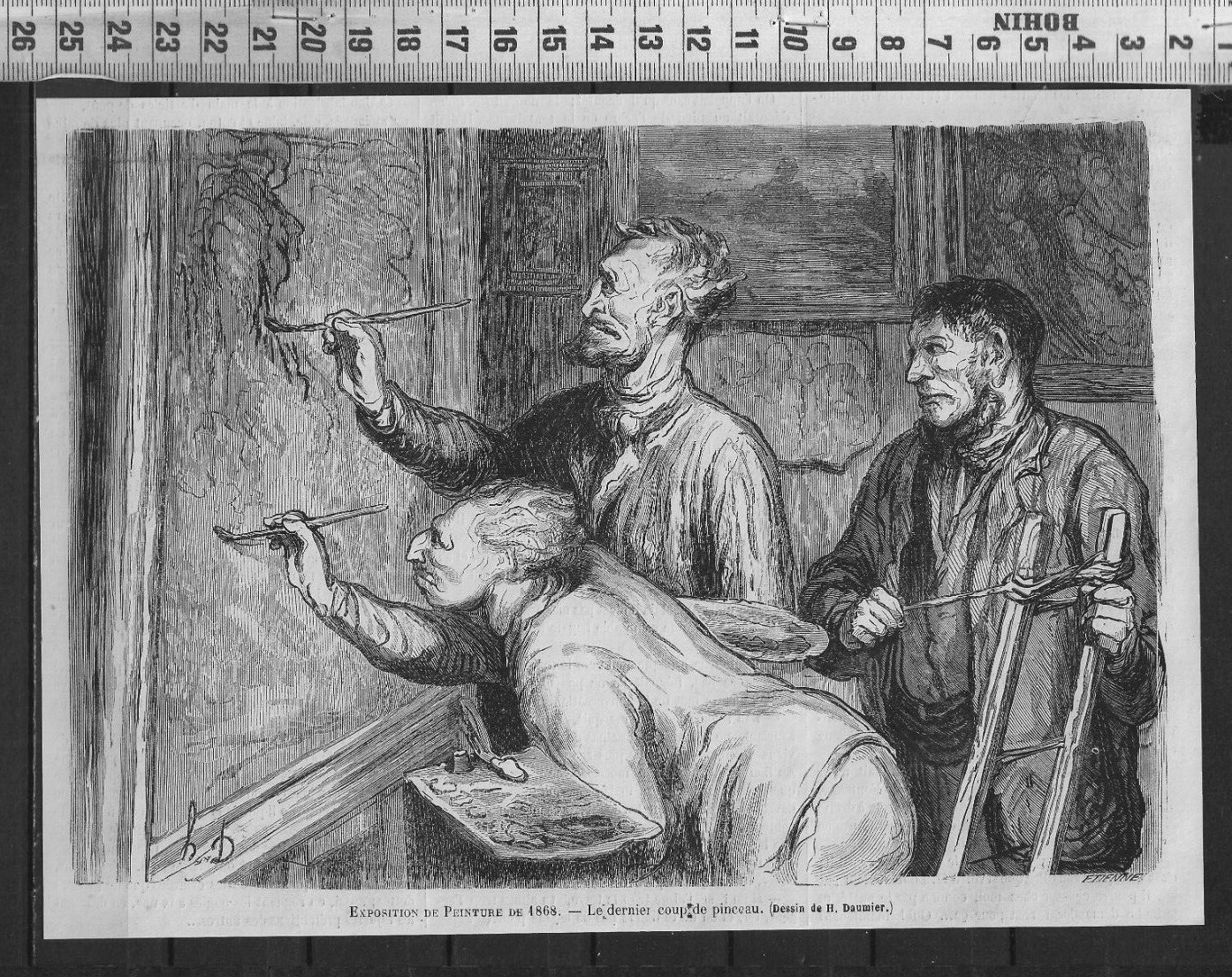 G359 / GRAVURE 1868 / UNE NOCE COSAQUE - LE DERNIER COUP DE PINCEAU | eBay