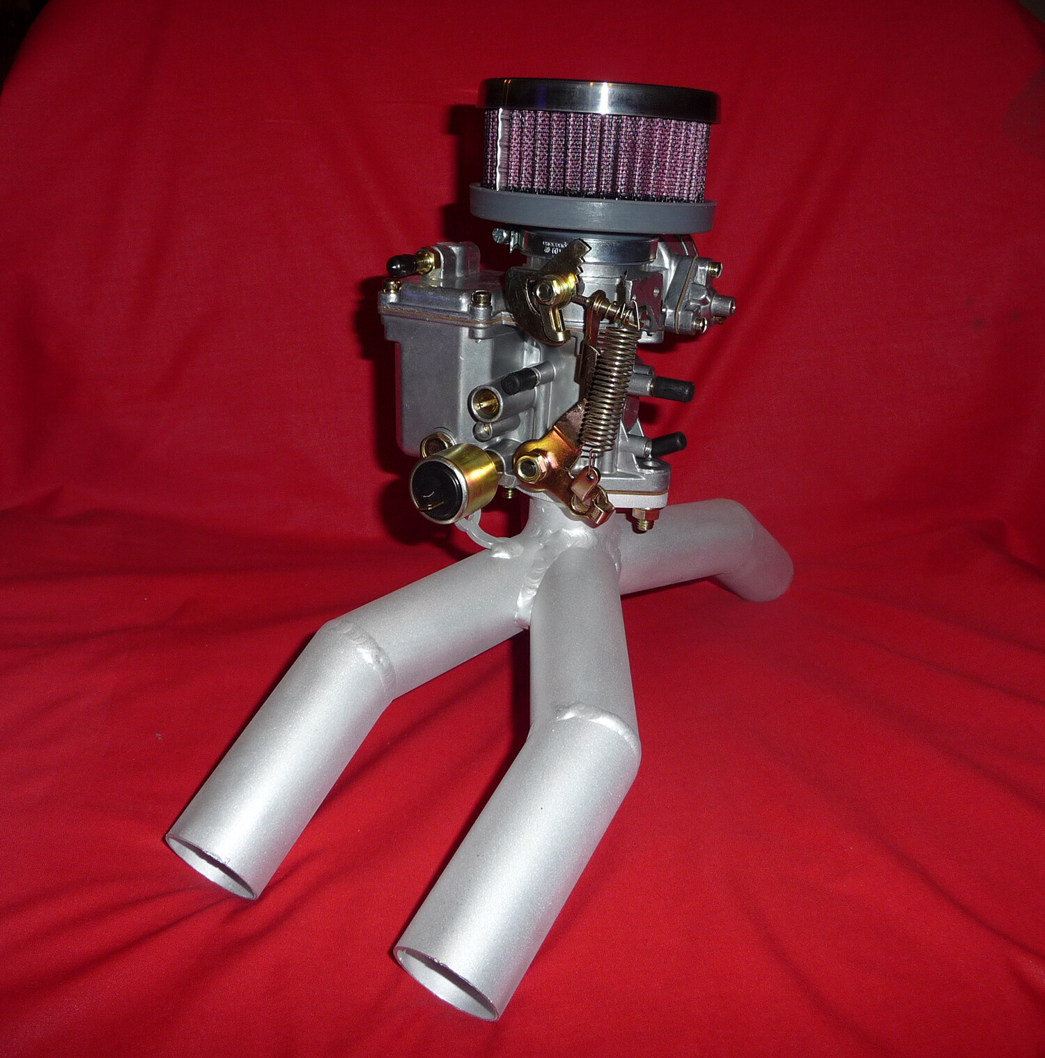 Goldwing GL1200 Single Carb Manifold ALUMINUM & PICT34 carb + Filter ...