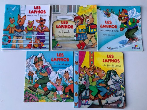 lot 5 livres Les Lapinos - Pierre Couronne / Cerf Volant | eBay