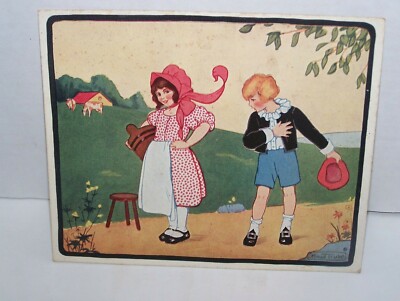 Where are you going my pretty maid Signed Maud Trube Little Tots ...