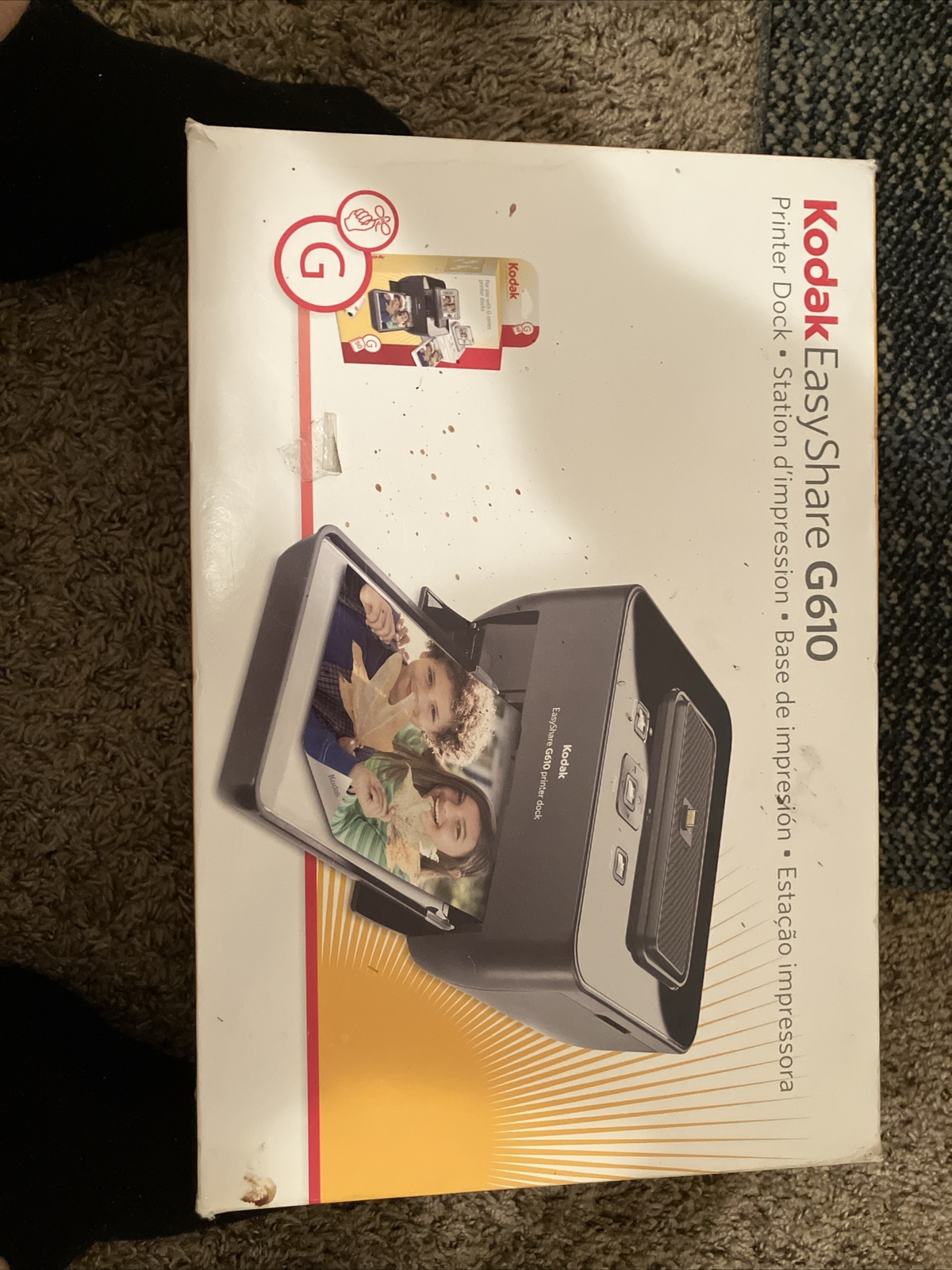 Kodak EasyShare Dock G610 Digital Photo Thermal Printer for sale online ...