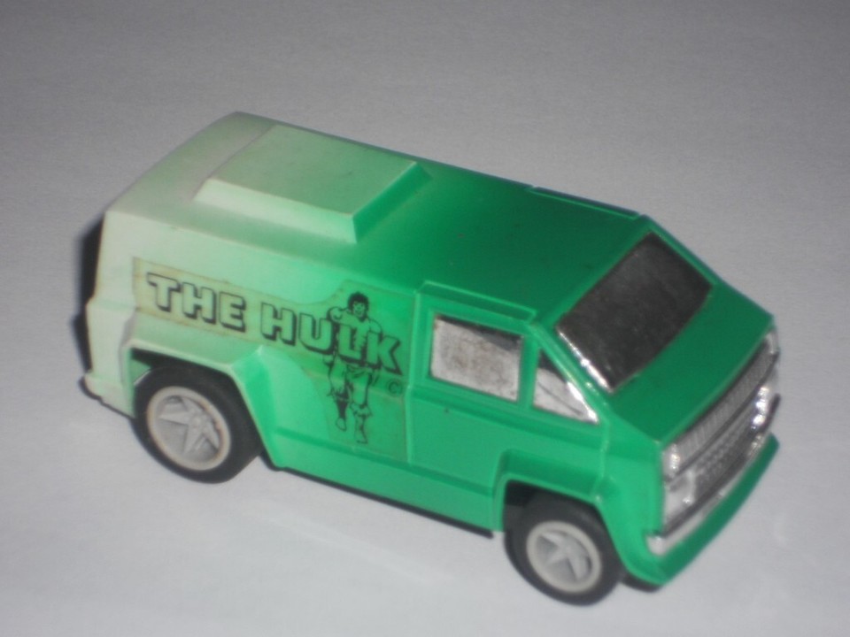 VINTAGE AURORA TJET TYPE MATCHBOX THE HULK VAN SUPER RARE RUNS GOOD HO ...
