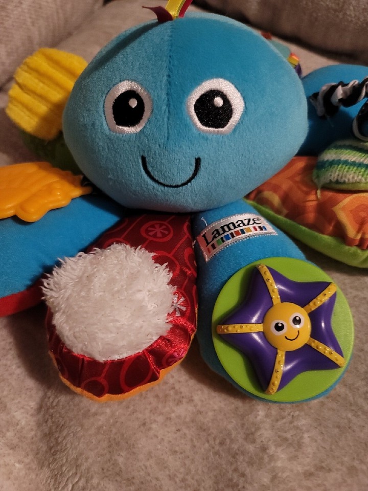 Lamaze octopus. Light Blue Head . Very Good Condition | eBay